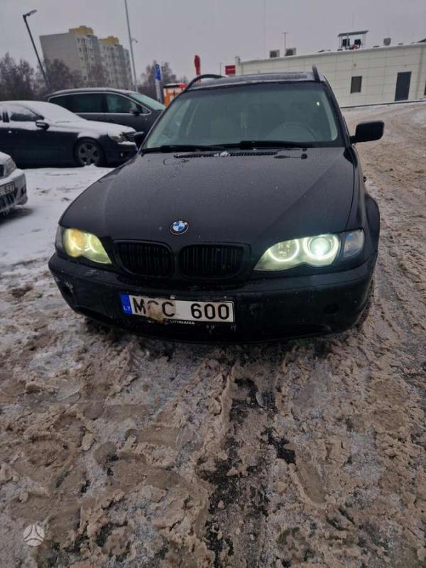 Black BMW 320 2004 in Kaunas, with an engine capacity of 2.17 L and mileage of 287 thousand km for 1999 €, photo 3 on AUTOMOTO.COM.LV