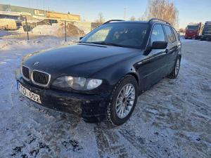 Melns BMW 320 2004 Viļņa, ar dzinēja tilpumu 2.17 L un nobraukumu 345 tūkst. km par 1200 €, foto  vietnē AUTOMOTO.COM.LV