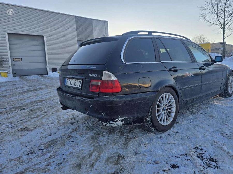 Melns BMW 320 2004 Viļņa, ar dzinēja tilpumu 2.17 L un nobraukumu 345 tūkst. km par 1200 €, foto 4 vietnē AUTOMOTO.COM.LV