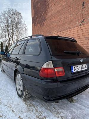 Black BMW 320 2004 in Aluksne, with an engine capacity of 2.00 L and mileage of 277 thousand km for 2490 €, photo 4 on AUTOMOTO.COM.LV