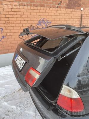 Black BMW 320 2004 in Aluksne, with an engine capacity of 2.00 L and mileage of 277 thousand km for 2490 €, photo 7 on AUTOMOTO.COM.LV