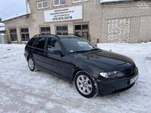 Black BMW 320 2004 in Jonava, with an engine capacity of 2.00 L and mileage of 307 thousand km for 1900 €, photo 3 on AUTOMOTO.COM.LV