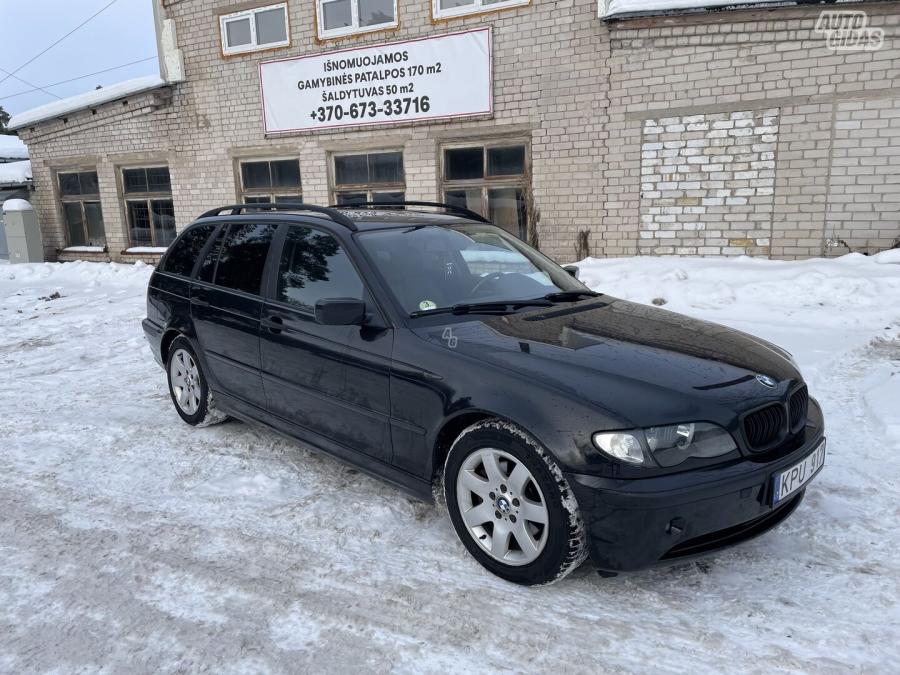 Black BMW 320 2004 in Jonava, with an engine capacity of 2.00 L and mileage of 307 thousand km for 1900 €, photo 3 on AUTOMOTO.COM.LV
