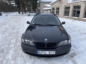 Black BMW 320 2004 in Jonava, with an engine capacity of 2.00 L and mileage of 307 thousand km for 1900 €, photo 4 on AUTOMOTO.COM.LV