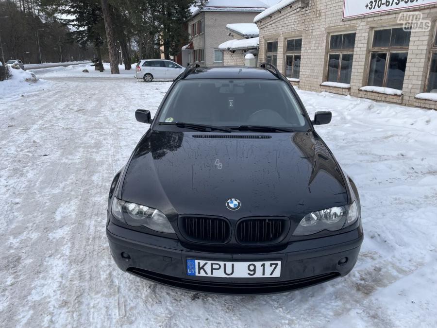 Black BMW 320 2004 in Jonava, with an engine capacity of 2.00 L and mileage of 307 thousand km for 1900 €, photo 4 on AUTOMOTO.COM.LV