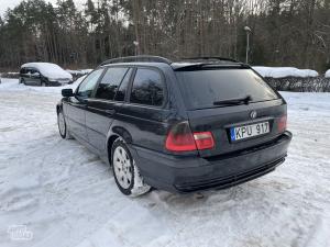 Black BMW 320 2004 in Jonava, with an engine capacity of 2.00 L and mileage of 307 thousand km for 1900 €, photo 7 on AUTOMOTO.COM.LV