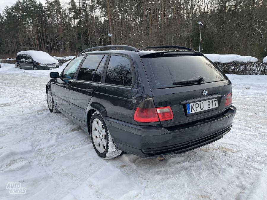 Black BMW 320 2004 in Jonava, with an engine capacity of 2.00 L and mileage of 307 thousand km for 1900 €, photo 7 on AUTOMOTO.COM.LV