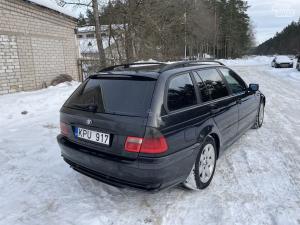 Black BMW 320 2004 in Jonava, with an engine capacity of 2.00 L and mileage of 307 thousand km for 1900 €, photo 8 on AUTOMOTO.COM.LV