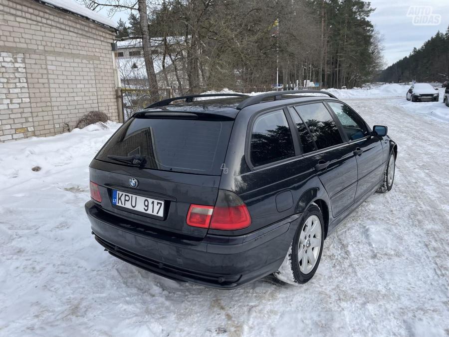 Black BMW 320 2004 in Jonava, with an engine capacity of 2.00 L and mileage of 307 thousand km for 1900 €, photo 8 on AUTOMOTO.COM.LV