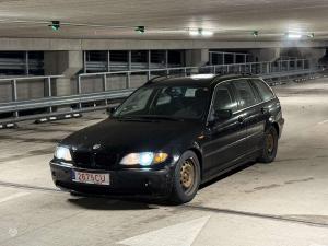 Black BMW 320 2004 in Vilnius, with an engine capacity of 2.00 L and mileage of 266 thousand km for 1900 €, photo  on AUTOMOTO.COM.LV