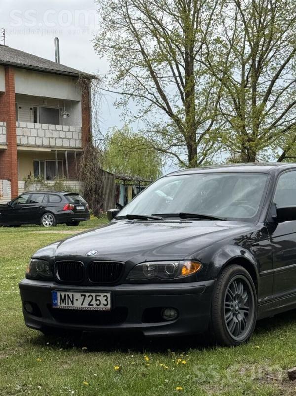 Black BMW 320 2004 in Jelgava, with an engine capacity of 2.00 L and mileage of 461 thousand km for 2300 €, photo 7 on AUTOMOTO.COM.LV