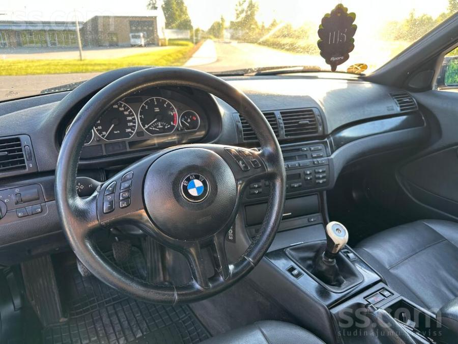 Black BMW 320 2004 in Gulbene, with an engine capacity of 2.00 L and mileage of 460 thousand km for 1290 €, photo 4 on AUTOMOTO.COM.LV