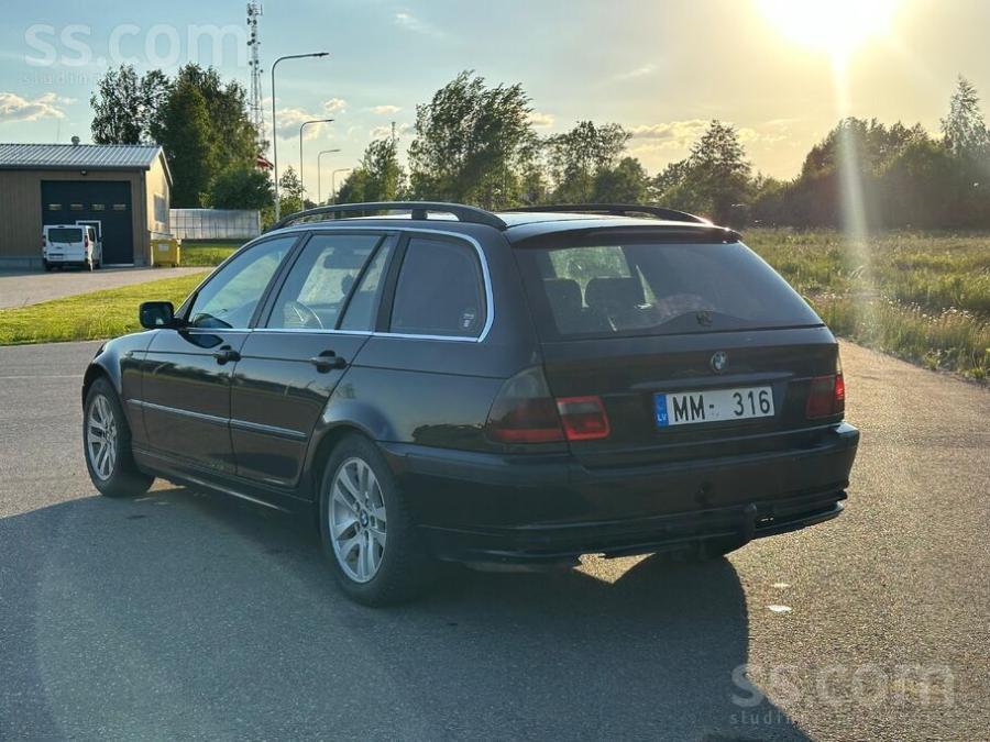 Black BMW 320 2004 in Gulbene, with an engine capacity of 2.00 L and mileage of 460 thousand km for 1290 €, photo 6 on AUTOMOTO.COM.LV