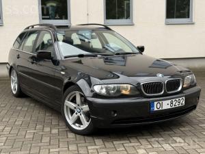 Black BMW 320 2004 in Jelgava, with an engine capacity of 2.00 L and mileage of 298 thousand km for 3390 €, photo 4 on AUTOMOTO.COM.LV