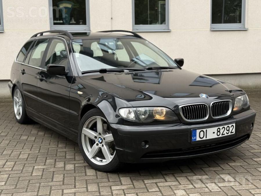 Black BMW 320 2004 in Jelgava, with an engine capacity of 2.00 L and mileage of 298 thousand km for 3390 €, photo 4 on AUTOMOTO.COM.LV