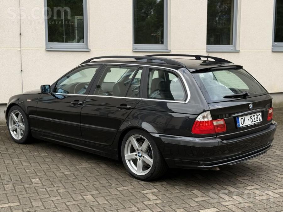 Black BMW 320 2004 in Jelgava, with an engine capacity of 2.00 L and mileage of 298 thousand km for 3390 €, photo 7 on AUTOMOTO.COM.LV