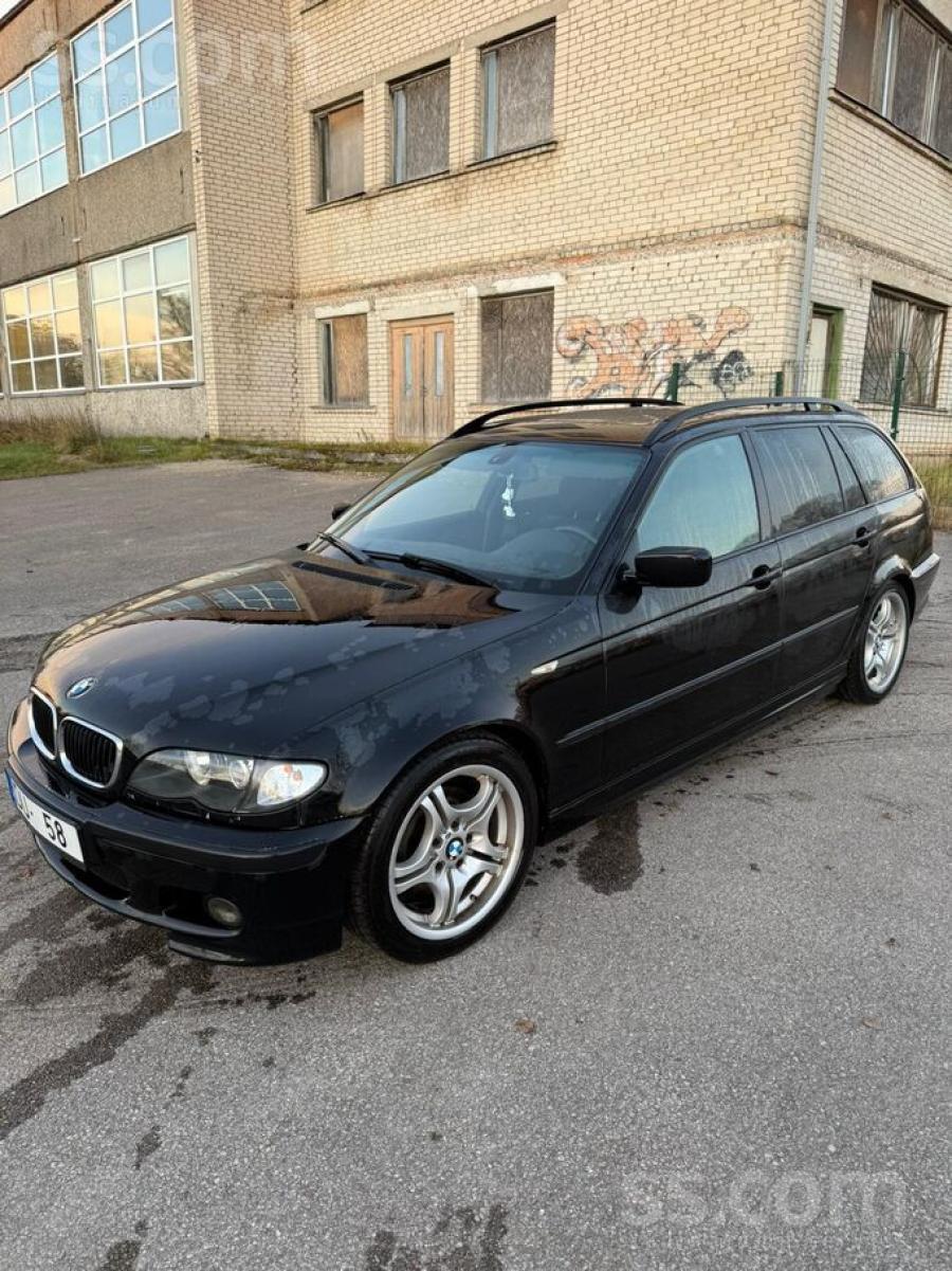 Black BMW 320 2004 in Riga, with an engine capacity of 2.00 L and mileage of 333 thousand km for 2800 €, photo 3 on AUTOMOTO.COM.LV