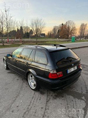 Black BMW 320 2004 in Riga, with an engine capacity of 2.00 L and mileage of 333 thousand km for 2800 €, photo 4 on AUTOMOTO.COM.LV