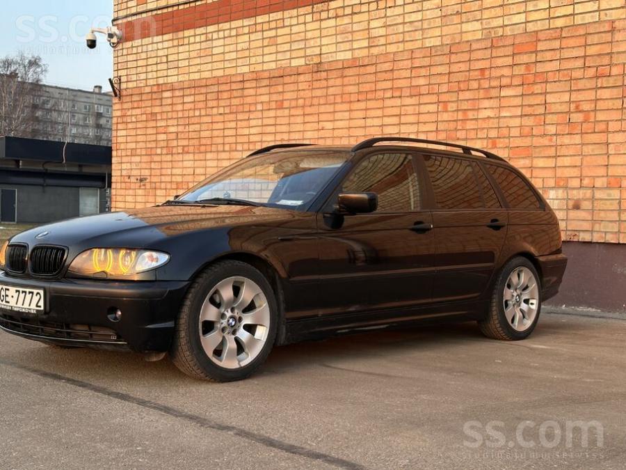 Black BMW 320 2004 in Riga, with an engine capacity of 2.00 L and mileage of 360 thousand km for 2600 €, photo 3 on AUTOMOTO.COM.LV