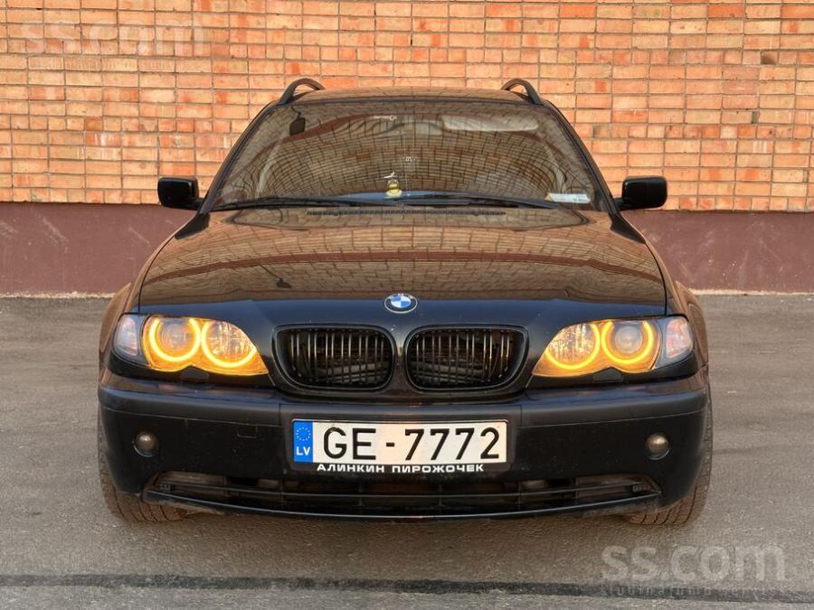 Black BMW 320 2004 in Riga, with an engine capacity of 2.00 L and mileage of 360 thousand km for 2600 €, photo 4 on AUTOMOTO.COM.LV