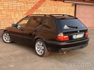Black BMW 320 2004 in Riga, with an engine capacity of 2.00 L and mileage of 360 thousand km for 2600 €, photo 5 on AUTOMOTO.COM.LV