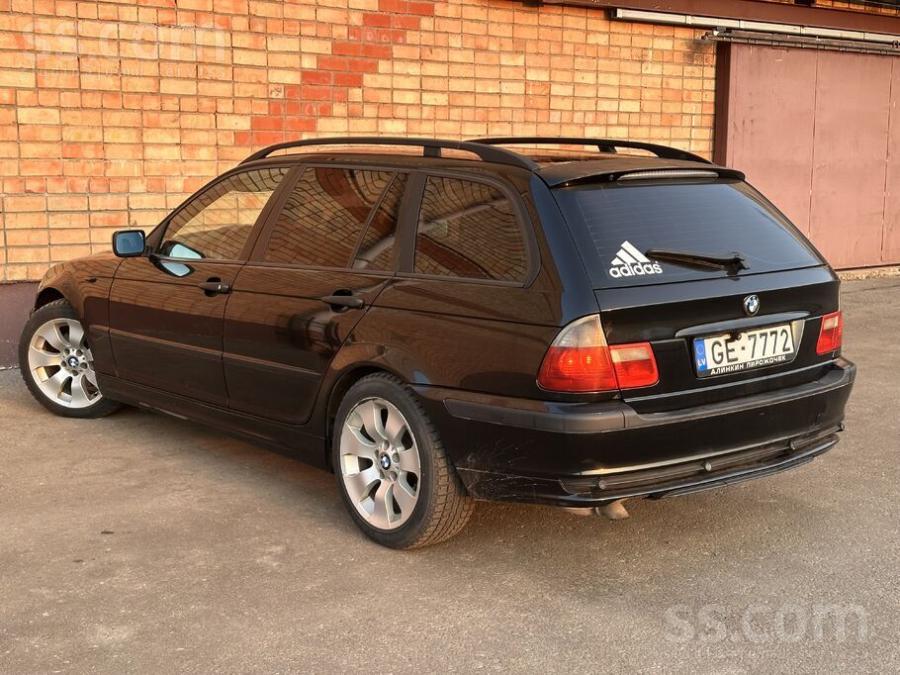 Black BMW 320 2004 in Riga, with an engine capacity of 2.00 L and mileage of 360 thousand km for 2600 €, photo 5 on AUTOMOTO.COM.LV