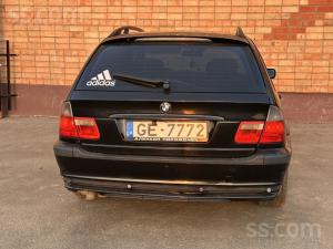 Black BMW 320 2004 in Riga, with an engine capacity of 2.00 L and mileage of 360 thousand km for 2600 €, photo 6 on AUTOMOTO.COM.LV