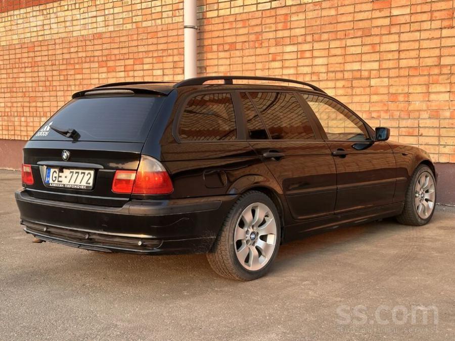 Black BMW 320 2004 in Riga, with an engine capacity of 2.00 L and mileage of 360 thousand km for 2600 €, photo 7 on AUTOMOTO.COM.LV