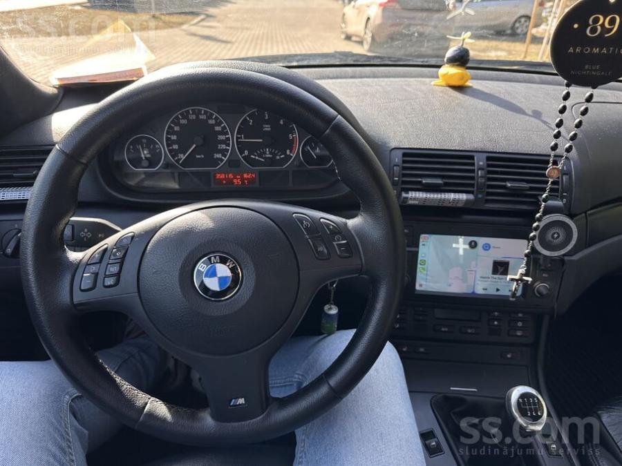 Black BMW 320 2004 in Riga, with an engine capacity of 2.00 L and mileage of 360 thousand km for 2600 €, photo 10 on AUTOMOTO.COM.LV