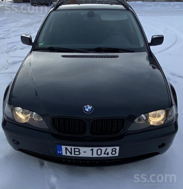 Black BMW 320 2004 in Aluksne, with an engine capacity of 2.00 L and mileage of 278 thousand km for 2390 €, photo 1 on AUTOMOTO.COM.LV