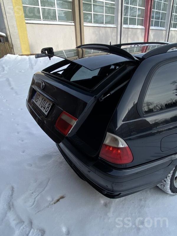 Black BMW 320 2004 in Aluksne, with an engine capacity of 2.00 L and mileage of 278 thousand km for 2390 €, photo 5 on AUTOMOTO.COM.LV