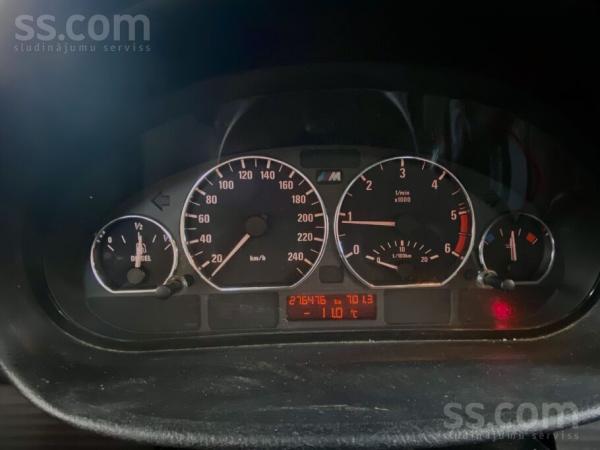 Black BMW 320 2004 in Aluksne, with an engine capacity of 2.00 L and mileage of 278 thousand km for 2390 €, photo 10 on AUTOMOTO.COM.LV