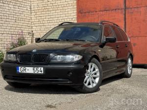 Melns BMW 320 2004 Jēkabpils, ar dzinēja tilpumu 2.00 L un nobraukumu 411 tūkst. km par 1250 €, foto  vietnē AUTOMOTO.COM.LV