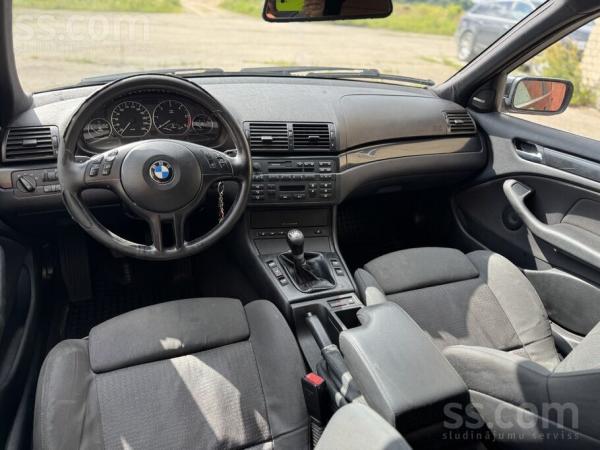 Black BMW 320 2004 in Jekabpils, with an engine capacity of 2.00 L and mileage of 411 thousand km for 1250 €, photo 2 on AUTOMOTO.COM.LV