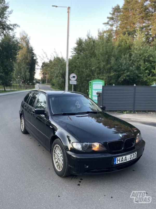 Black BMW 320 2004 in Vilnius, with an engine capacity of 2.00 L and mileage of 334 thousand km for 1600 €, photo 5 on AUTOMOTO.COM.LV
