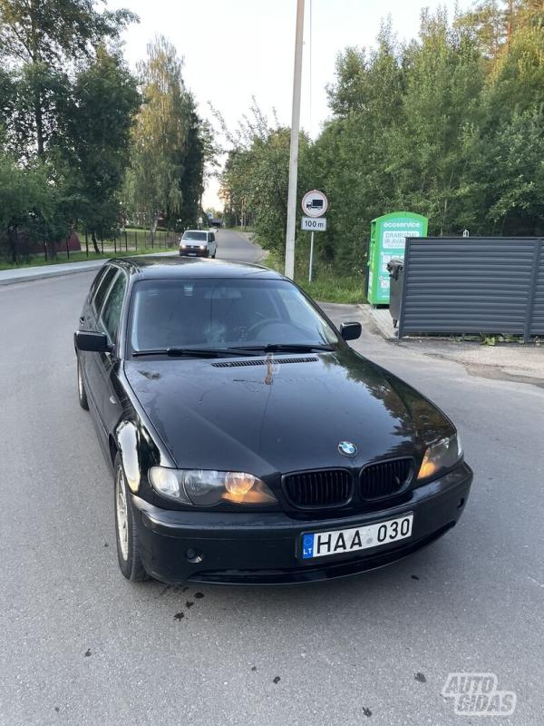 Black BMW 320 2004 in Vilnius, with an engine capacity of 2.00 L and mileage of 334 thousand km for 1600 €, photo 8 on AUTOMOTO.COM.LV