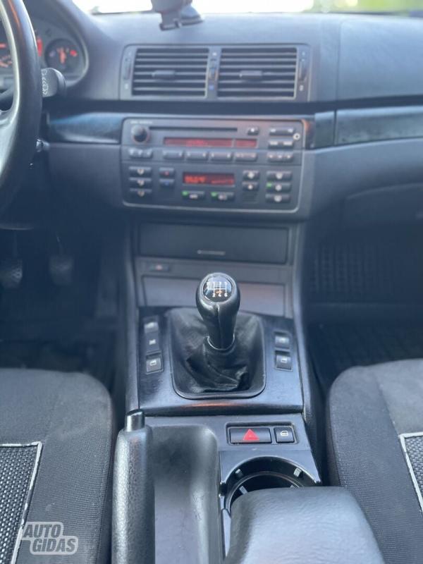 Black BMW 320 2004 in Vilnius, with an engine capacity of 2.00 L and mileage of 334 thousand km for 1600 €, photo 10 on AUTOMOTO.COM.LV