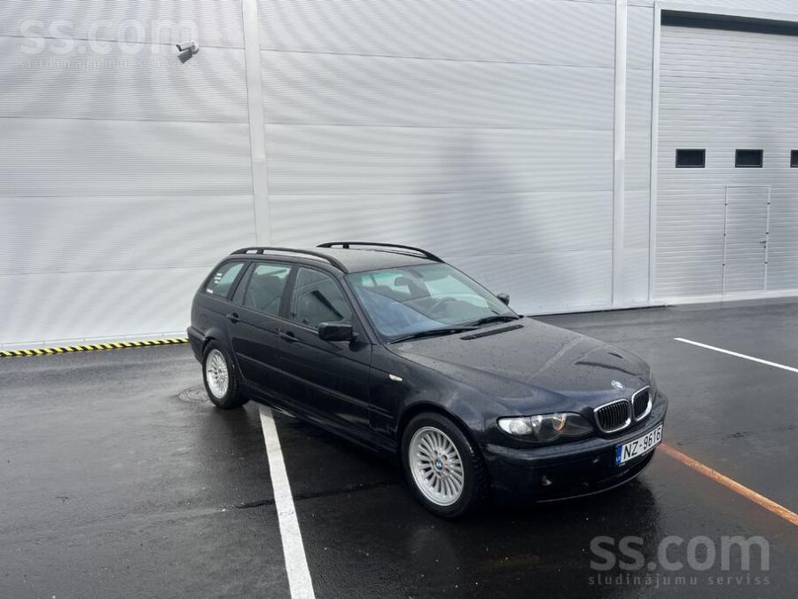 Black BMW 320 2004 in Riga, with an engine capacity of 2.00 L and mileage of 0 thousand km for 2000 €, photo 1 on AUTOMOTO.COM.LV