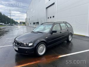 Black BMW 320 2004 in Riga, with an engine capacity of 2.00 L and mileage of 0 thousand km for 2000 €, photo 3 on AUTOMOTO.COM.LV