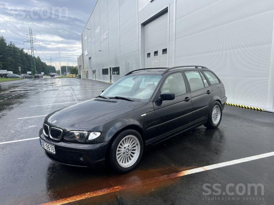 Black BMW 320 2004 in Riga, with an engine capacity of 2.00 L and mileage of 0 thousand km for 2000 €, photo 3 on AUTOMOTO.COM.LV