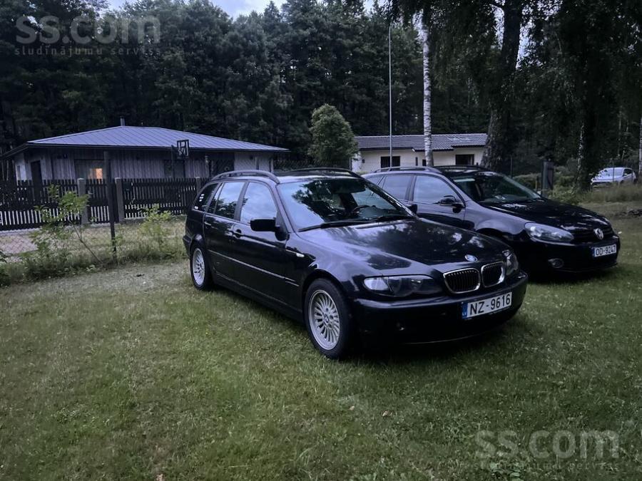 Black BMW 320 2004 in Riga, with an engine capacity of 2.00 L and mileage of 0 thousand km for 2000 €, photo 8 on AUTOMOTO.COM.LV