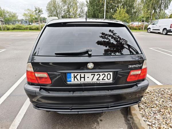 Black BMW 320 2004 in Riga, with an engine capacity of 2.00 L and mileage of 466 thousand km for 2350 €, photo 5 on AUTOMOTO.COM.LV