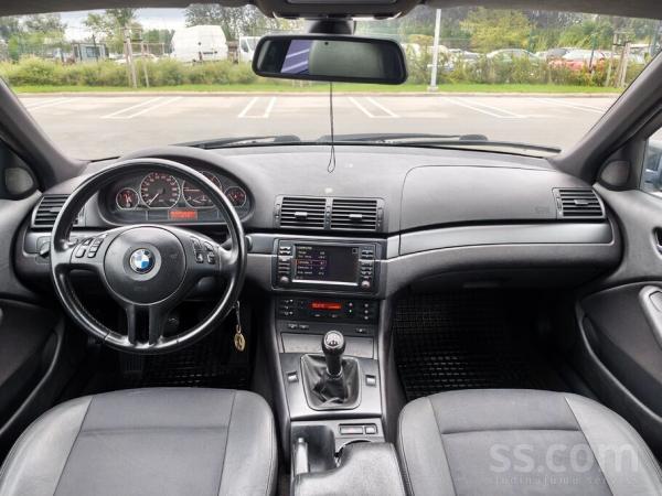 Black BMW 320 2004 in Riga, with an engine capacity of 2.00 L and mileage of 466 thousand km for 2350 €, photo 9 on AUTOMOTO.COM.LV