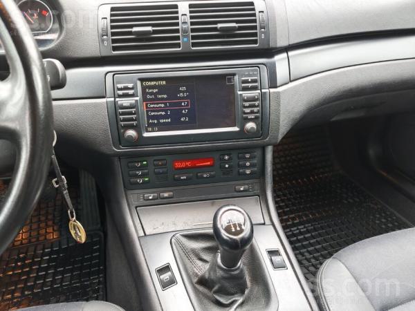 Black BMW 320 2004 in Riga, with an engine capacity of 2.00 L and mileage of 466 thousand km for 2350 €, photo 11 on AUTOMOTO.COM.LV