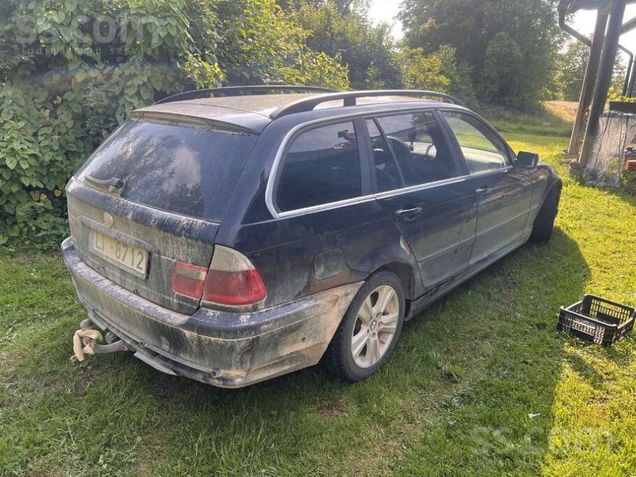 Black BMW 320 2004 in Cesis, with an engine capacity of 2.00 L and mileage of 460 thousand km for 1050 €, photo 1 on AUTOMOTO.COM.LV