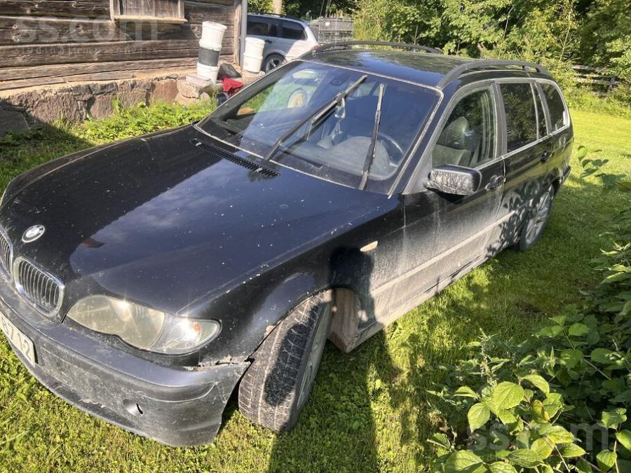 Black BMW 320 2004 in Cesis, with an engine capacity of 2.00 L and mileage of 460 thousand km for 1050 €, photo 3 on AUTOMOTO.COM.LV