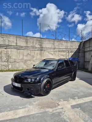 Black BMW 320 2005 in Riga, with an engine capacity of 2.00 L and mileage of 321 thousand km for 5500 €, photo 2 on AUTOMOTO.COM.LV