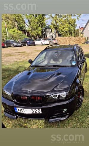 Black BMW 320 2005 in Riga, with an engine capacity of 2.00 L and mileage of 321 thousand km for 5500 €, photo 4 on AUTOMOTO.COM.LV
