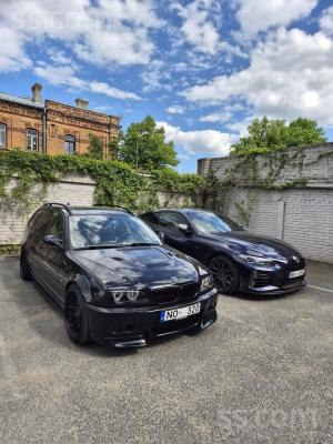 Black BMW 320 2005 in Riga, with an engine capacity of 2.00 L and mileage of 321 thousand km for 5500 €, photo 5 on AUTOMOTO.COM.LV