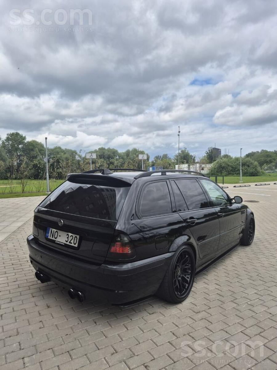 Black BMW 320 2005 in Riga, with an engine capacity of 2.00 L and mileage of 321 thousand km for 5500 €, photo 9 on AUTOMOTO.COM.LV
